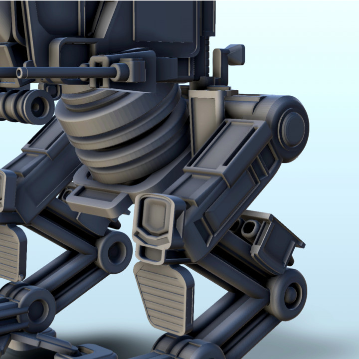 3D Printable Aren combat robot (31) - BattleTech MechWarrior Scifi ...