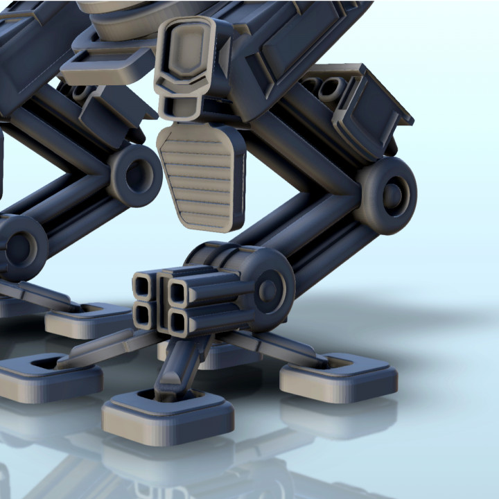 3D Printable Aren combat robot (31) - BattleTech MechWarrior Scifi ...