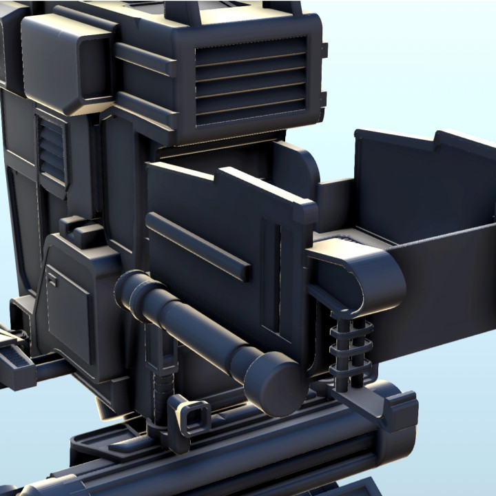 3D Printable Aren combat robot (31) - BattleTech MechWarrior Scifi ...