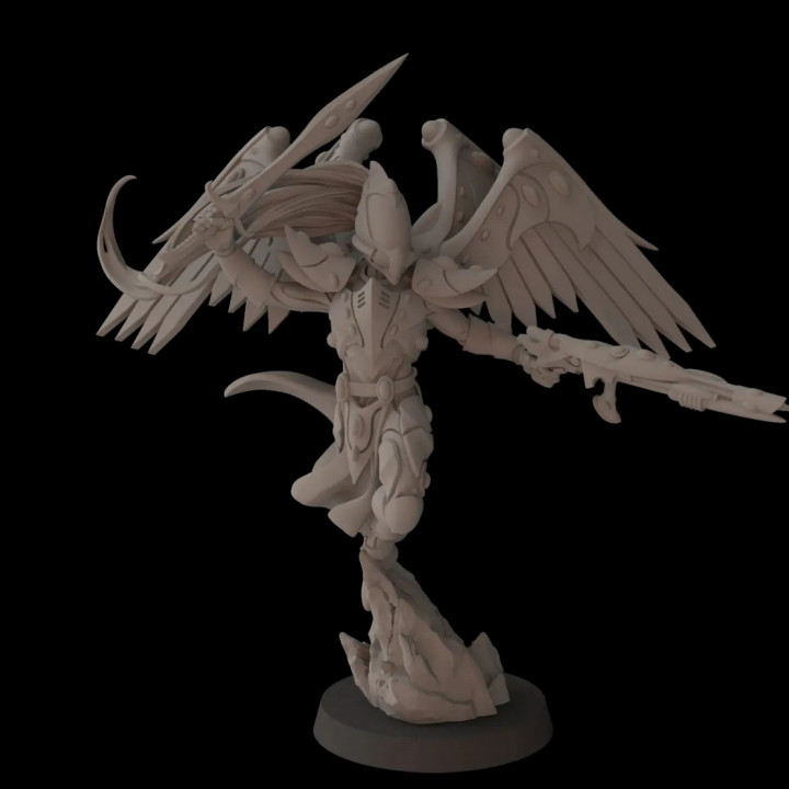 3D Printable Sky Fighter Lord. by Fantasy Cult Miniatures