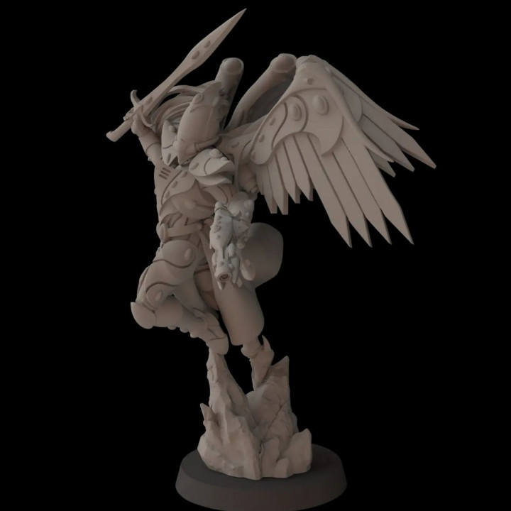 3D Printable Sky Fighter Lord. by Fantasy Cult Miniatures