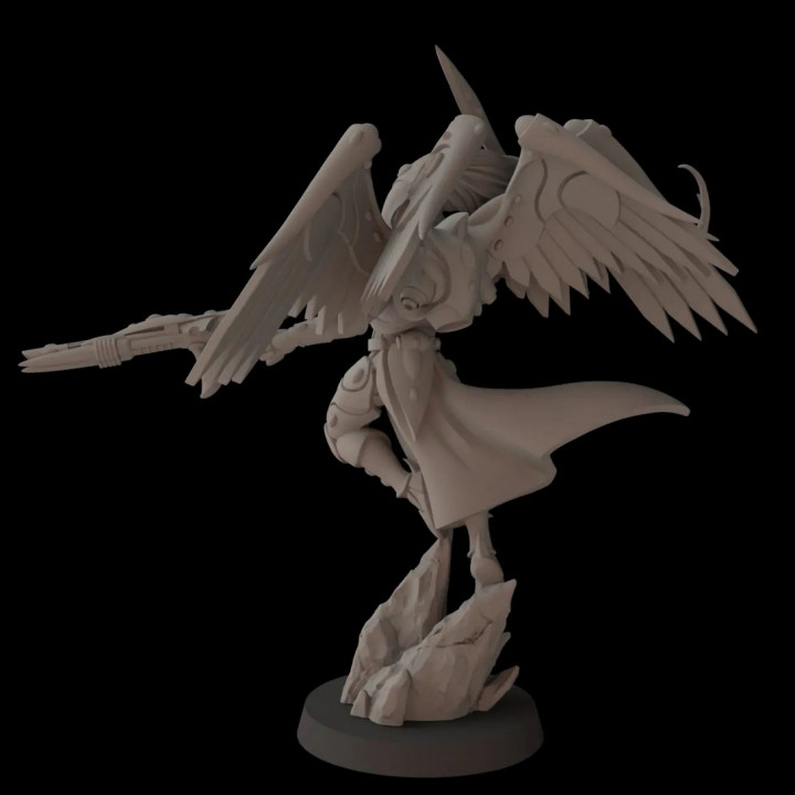 3D Printable Sky Fighter Lord. by Fantasy Cult Miniatures