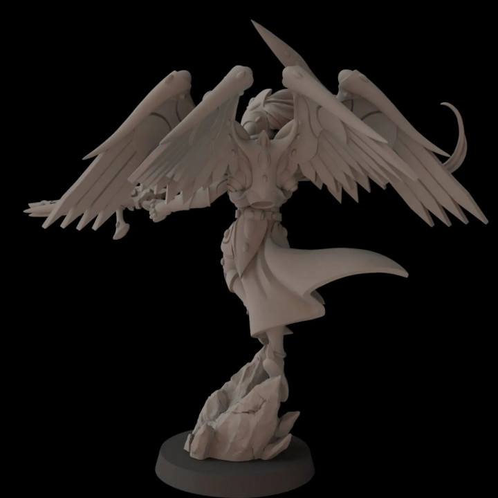 3D Printable Sky Fighter Lord. by Fantasy Cult Miniatures