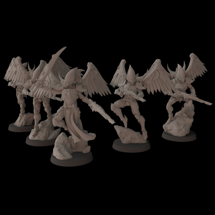 3D Printable Aeterni Sky Fighters. by Fantasy Cult Miniatures