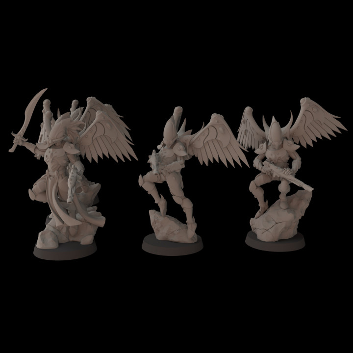 3D Printable Aeterni Sky Fighters. by Fantasy Cult Miniatures