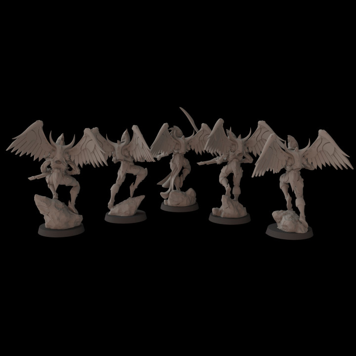 3D Printable Aeterni Sky Fighters. by Fantasy Cult Miniatures