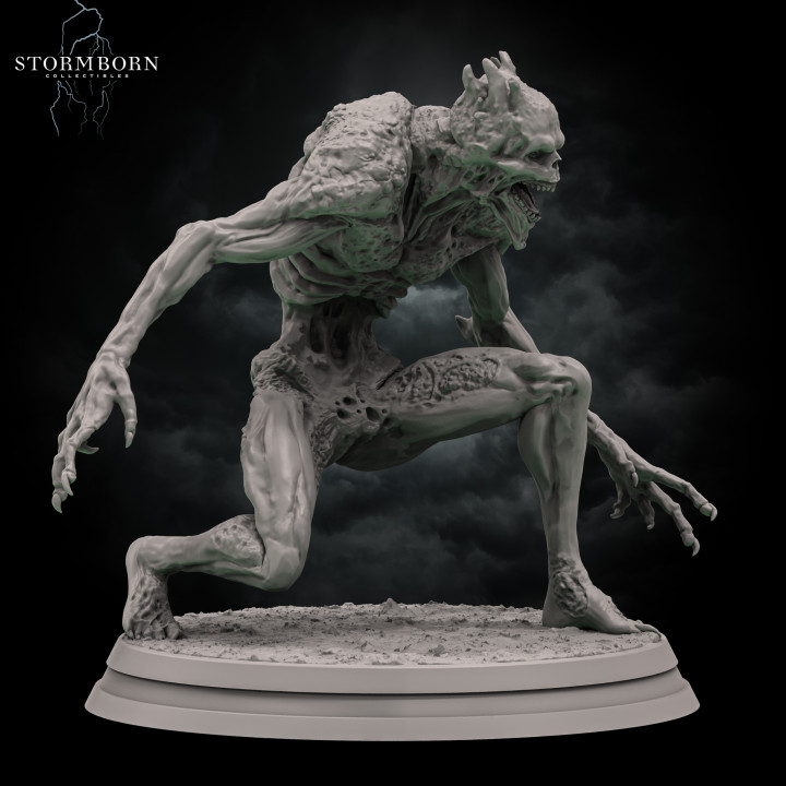 3D Printable Carrion Ghouls (x3 poses) by Stormborn Collectibles