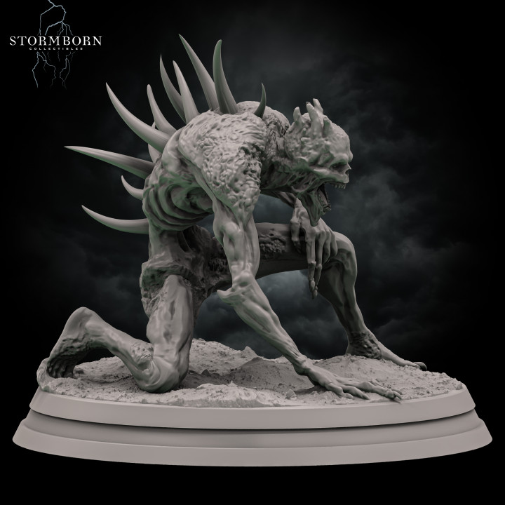 3D Printable Carrion Ghouls (x3 poses) by Stormborn Collectibles
