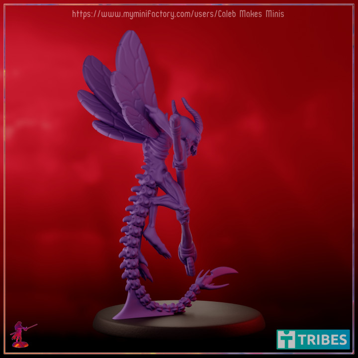 3D Printable Bone Devils | Devils & Demons Series (2022) by Caleb Makes Minis