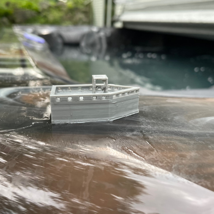 3D Printable Boat that floats by Bray