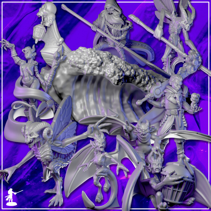 3D Printable Devils & Demons Series | Complete Collection (November ...