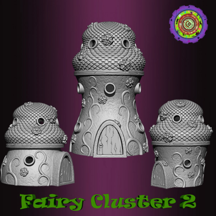 3D Printable Fairy Cluster 2 by C2Dwellers