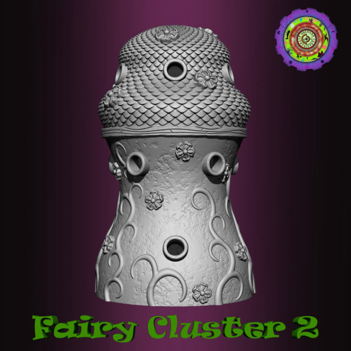 3D Printable Fairy Cluster 2 by C2Dwellers