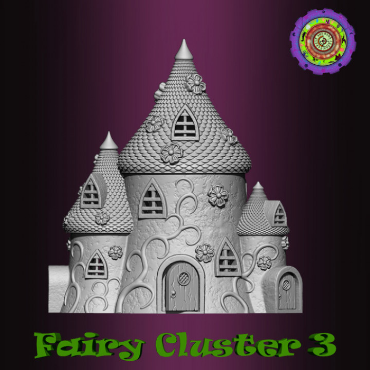 3D Printable Fairy Cluster 3 by C2Dwellers