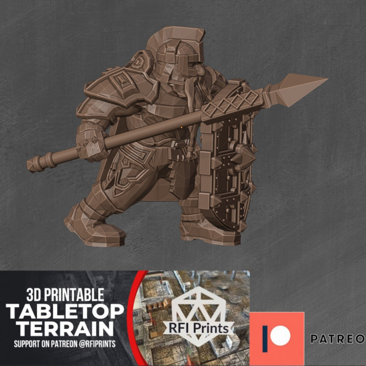 3D Printable Dwarf by RFIPRINTS