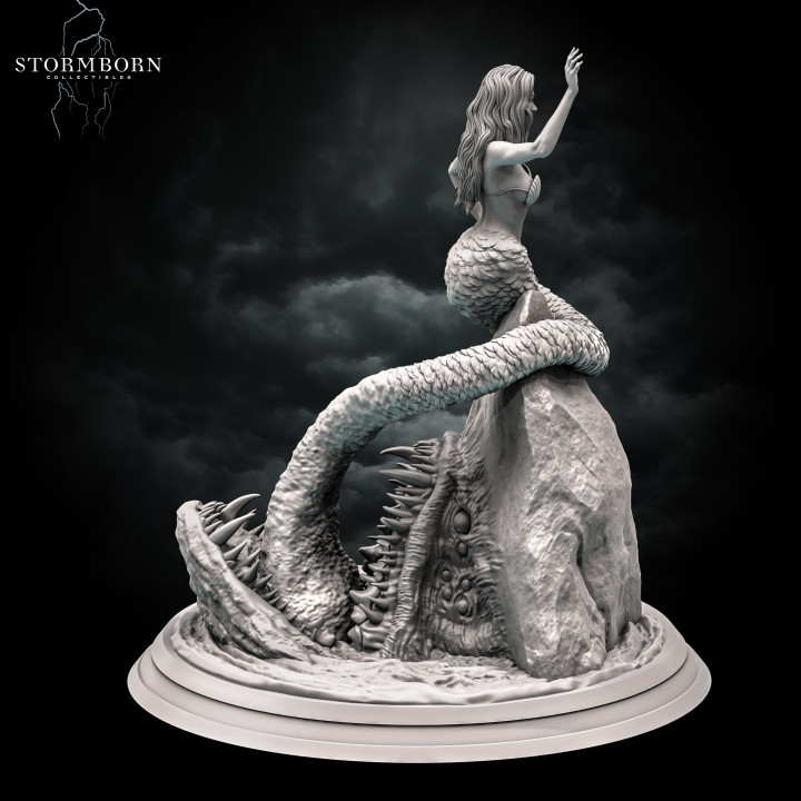 3D Printable Mermaid Mimic (2 sizes included) by Stormborn Collectibles