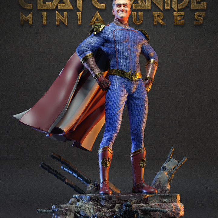 3D Printable Homelander by Clay Cyanide Miniatures