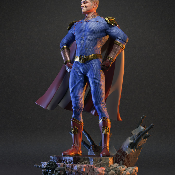 3D Printable Homelander by Clay Cyanide Miniatures
