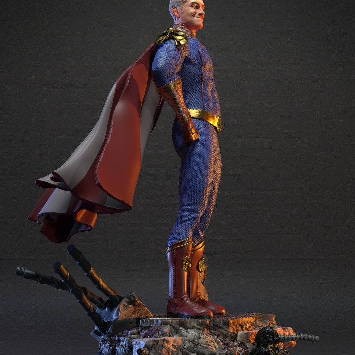 3D Printable Homelander by Clay Cyanide Miniatures