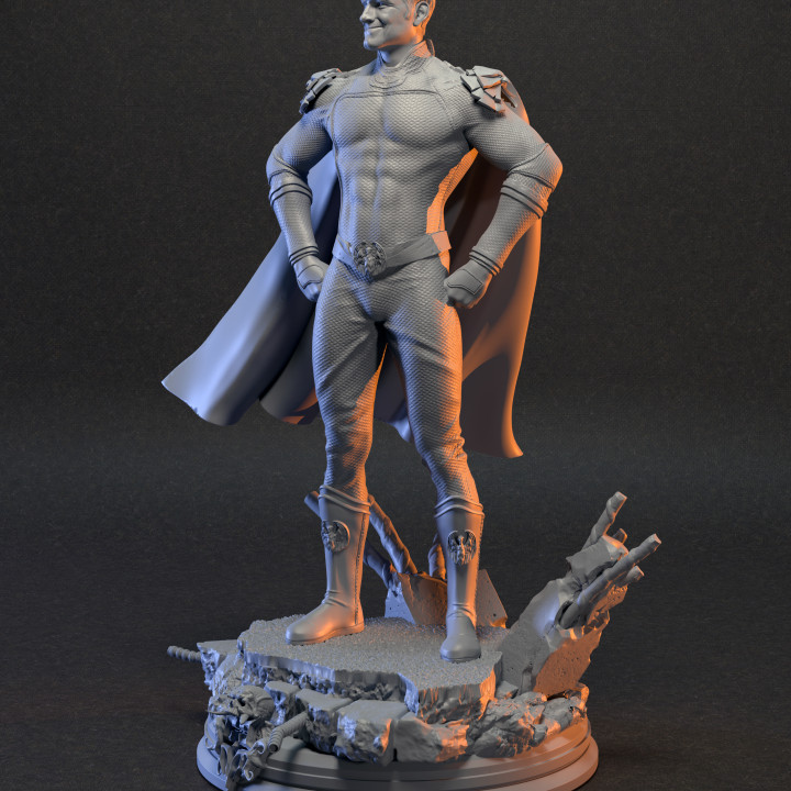 3D Printable Homelander by Clay Cyanide Miniatures