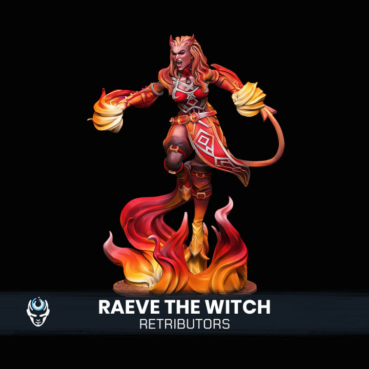 3D Printable Fantasy - Raeve The Witch by WildMesh