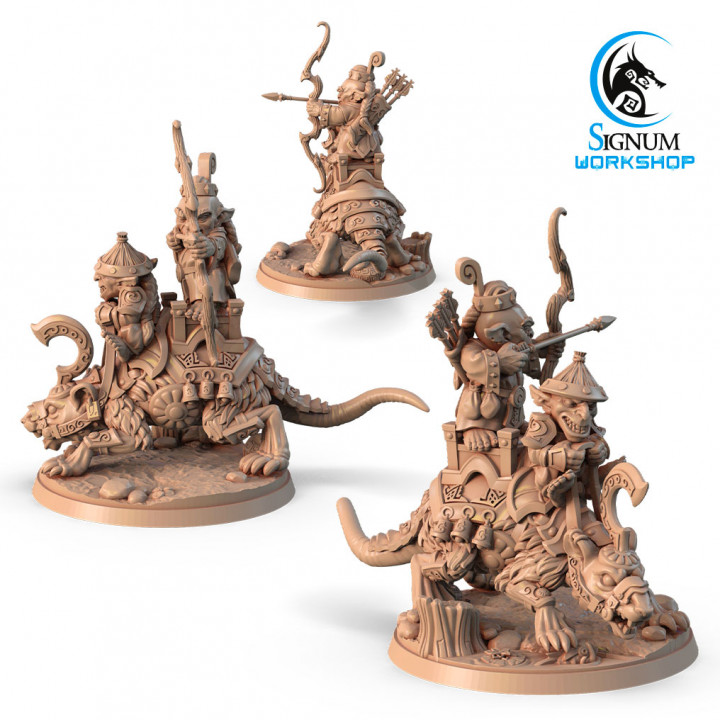 3D Printable Riders of the Iron Shadows Clan by Signum Workshop
