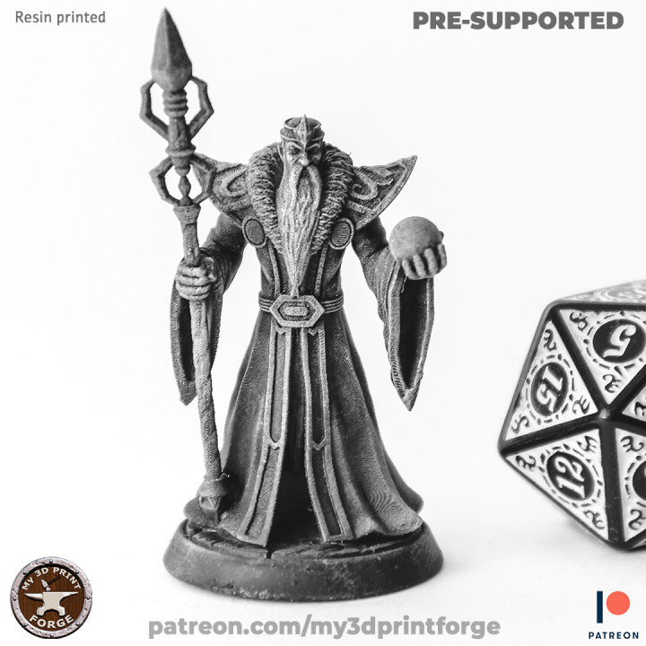 3D Printable The Great Archimage by My3DPrintForge