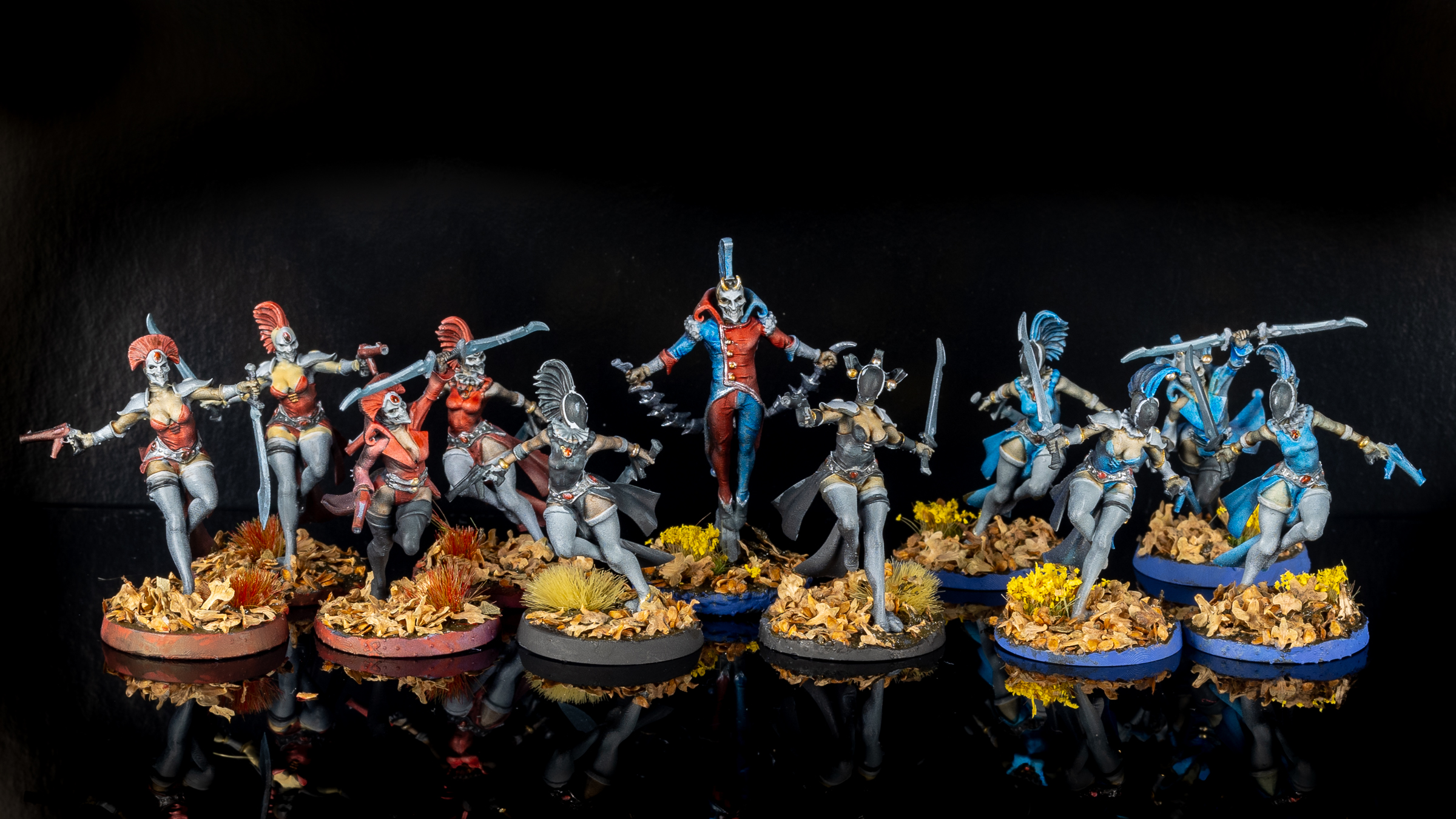 3D Printable Space Elves Troupe Squad by Ghamak