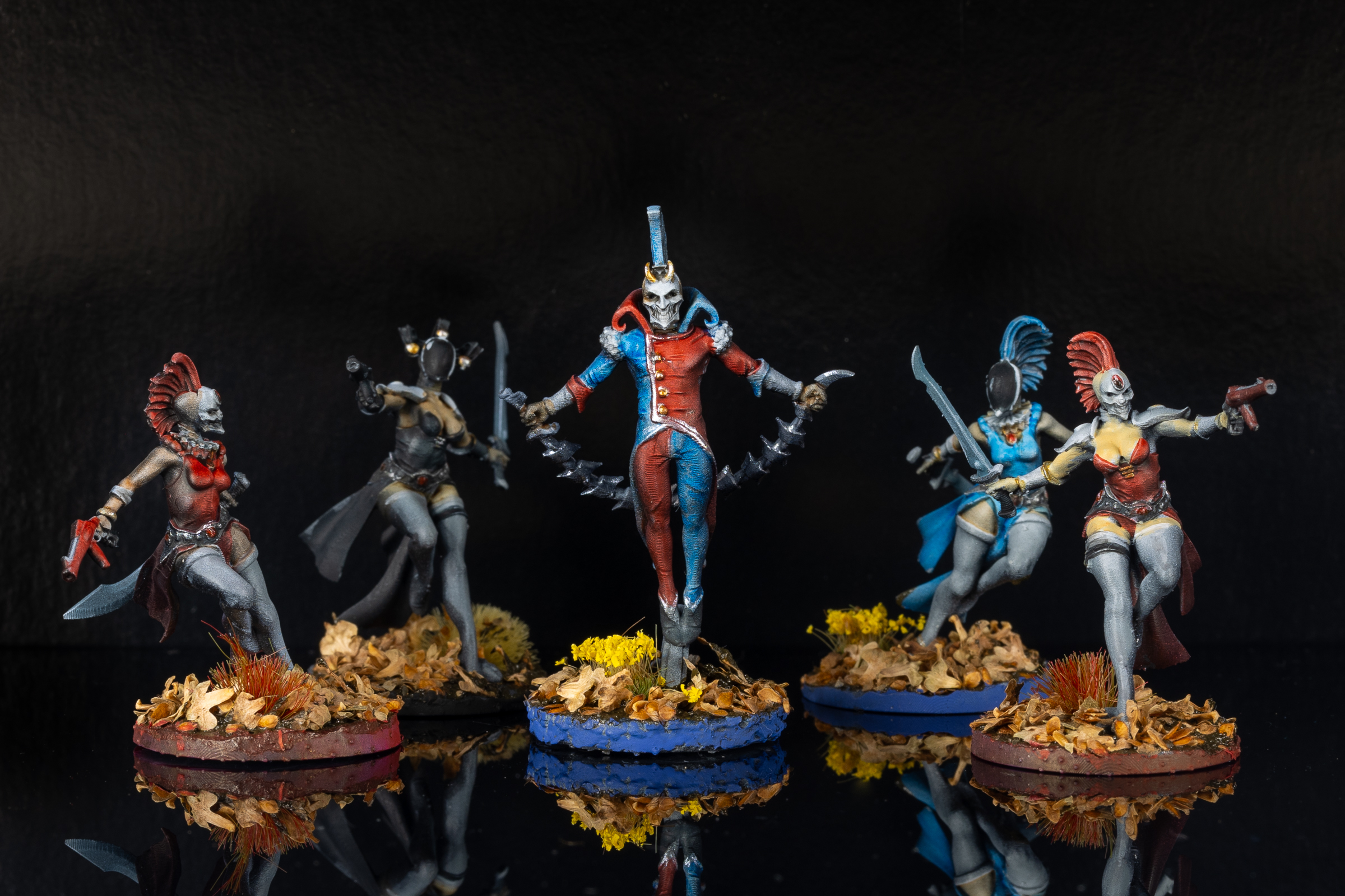 3D Printable Space Elves Troupe Squad by Ghamak