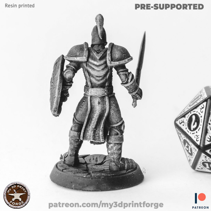3D Printable Guard Standing by My3DPrintForge