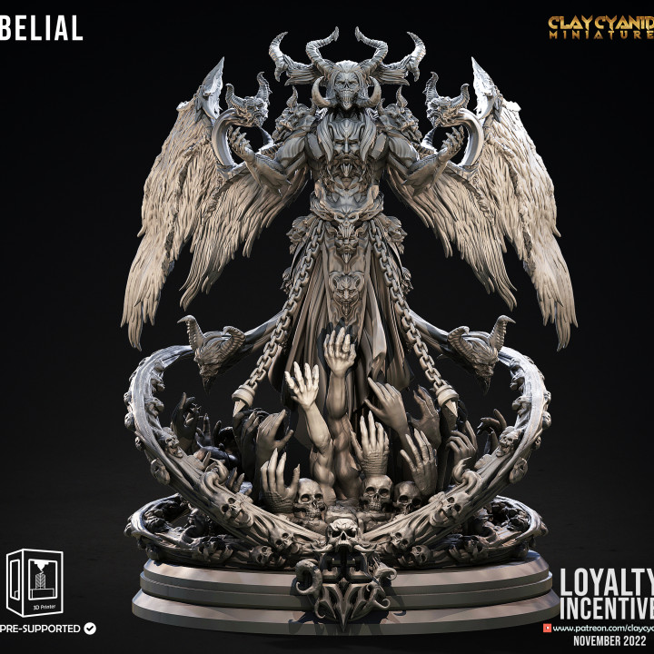 3D Printable Belial (Loyalty) by Clay Cyanide Miniatures