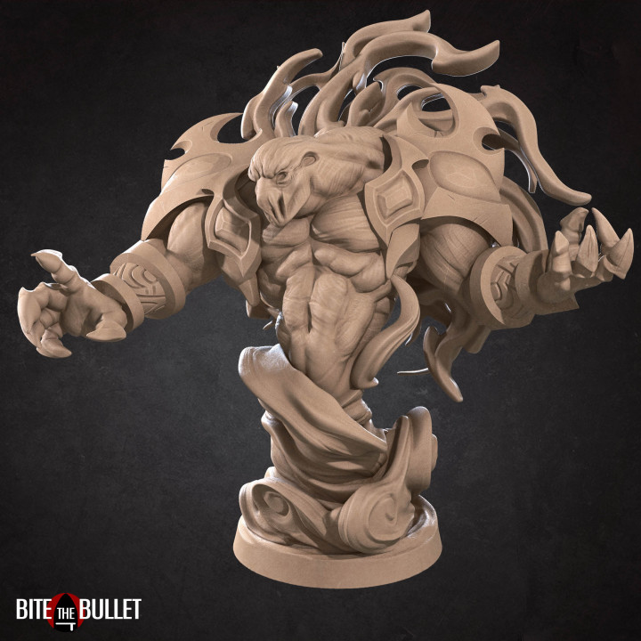3D Printable December 2022 Release - Elementals by Bite the Bullet