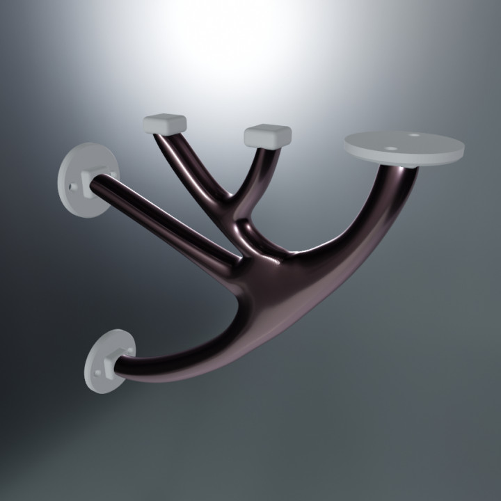 3D Printable Coral Shelf by Al