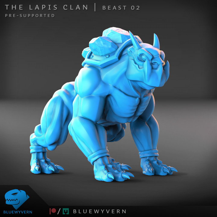 3D Printable The Lapis Clan - Complete Set A by BlueWyvern