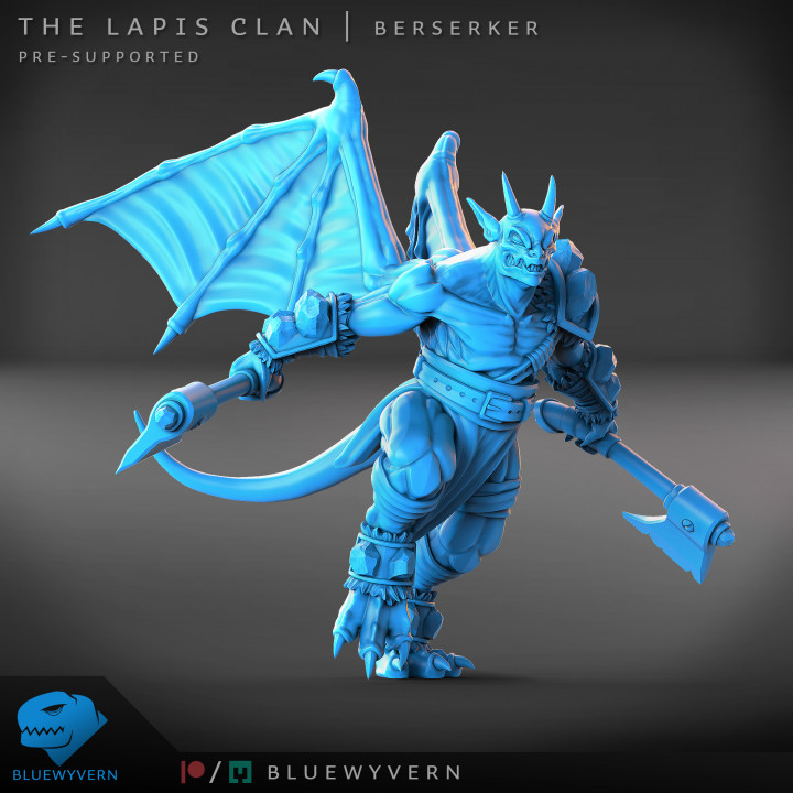 3D Printable The Lapis Clan - Complete Set A by BlueWyvern