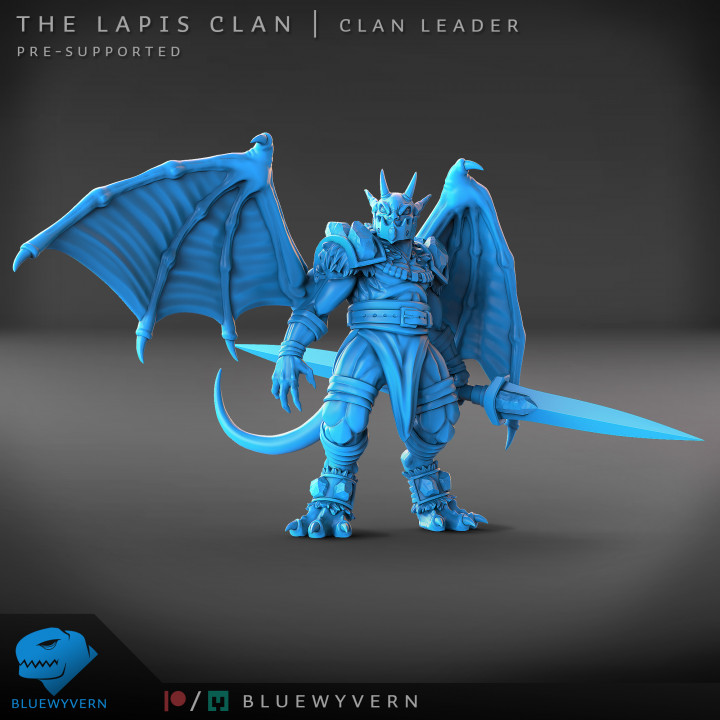 3D Printable The Lapis Clan - Complete Set A by BlueWyvern