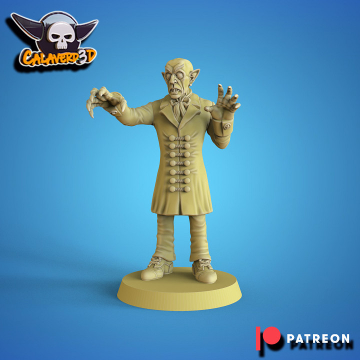 3D Printable Nosferatu 1 by Calaverd3D