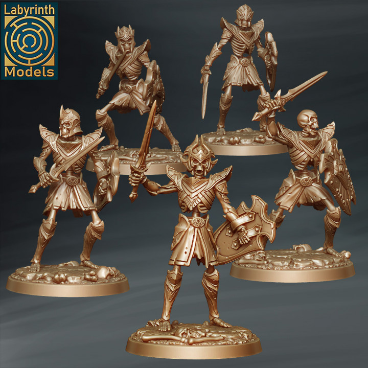 3D Printable Vampires Collection Vol. 1 - 32mm scale by Labyrinth Models