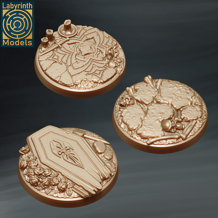 3D Printable Vampires Collection Vol. 1 - 32mm scale by Labyrinth Models