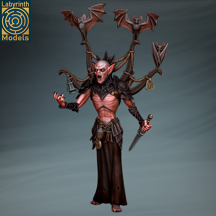 3D Printable Vampires Collection Vol. 1 - 32mm scale by Labyrinth Models