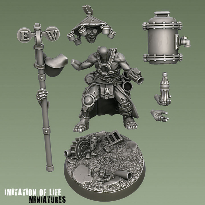 3D Printable Water Merchant by Imitation of Life Miniatures