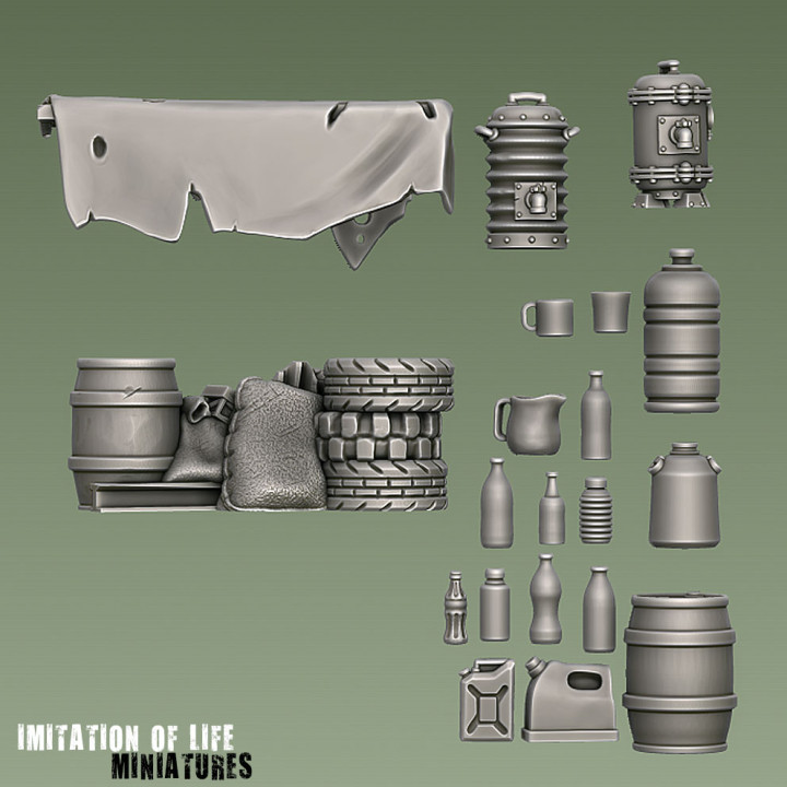 3D Printable Water Merchant by Imitation of Life Miniatures