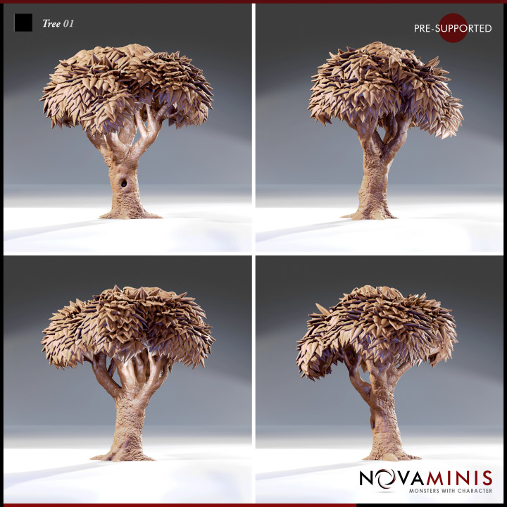 3D Printable Tree 01 by NOVAMINIS