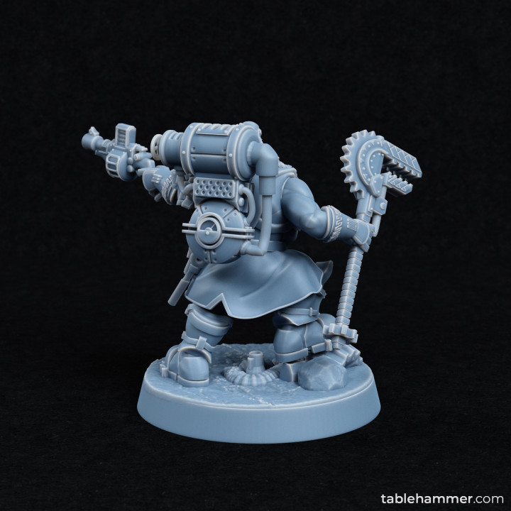 3D Printable Grundil – The Crazy Dwarf (scifi or fantasy gear) by ...