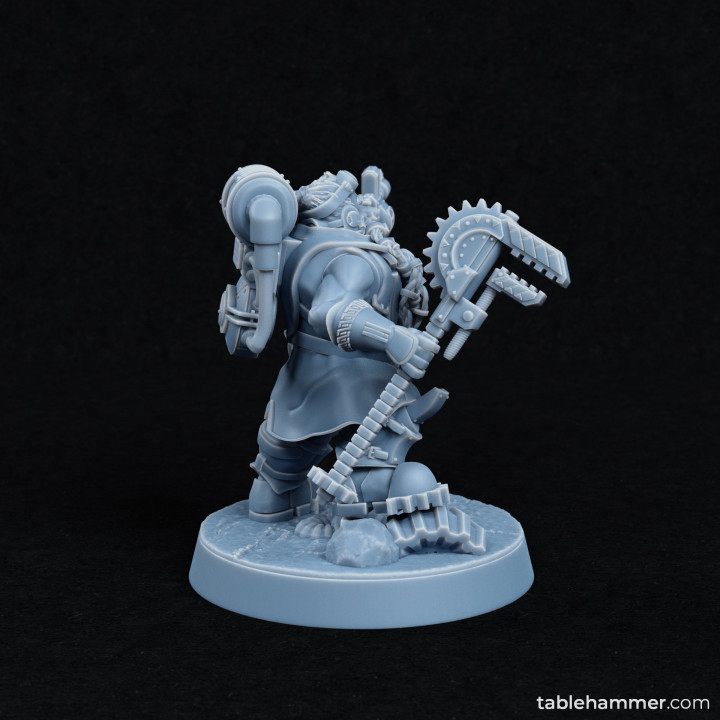 3D Printable Grundil – The Crazy Dwarf (scifi or fantasy gear) by ...