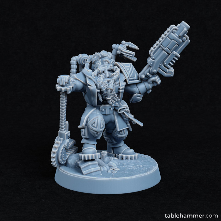 3D Printable Grundil – The Crazy Dwarf (scifi or fantasy gear) by ...