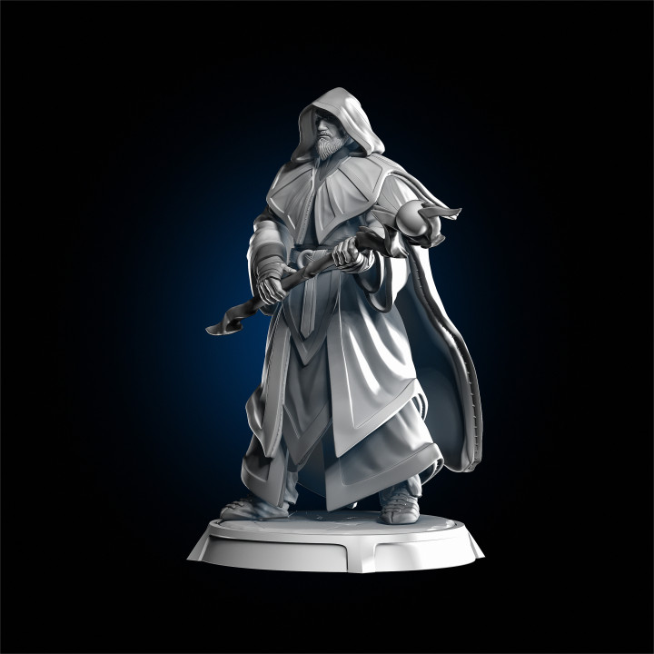 3D Printable Legendary Wizard by Dragun Studios