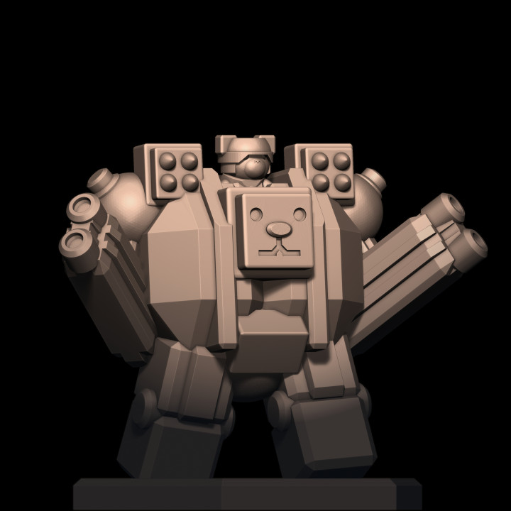 3D Printable Pocket-Tactics: Urzan Liberty Corps by Ill Gotten Games