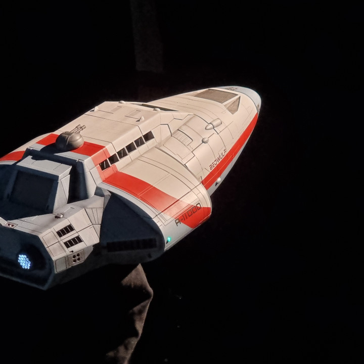 3D Printable 28mm Type A Free Trader Beowulf by 2nd Dynasty