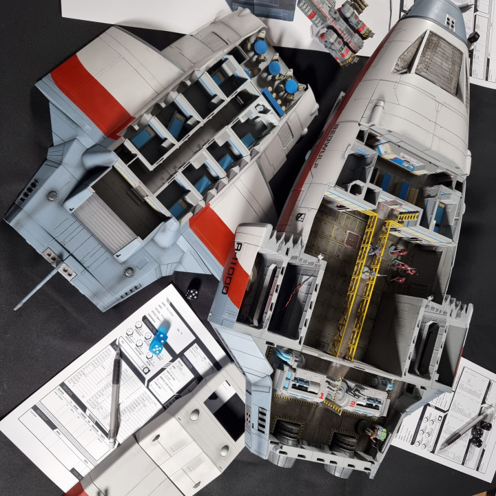 3D Printable 28mm Type A Free Trader Beowulf by 2nd Dynasty